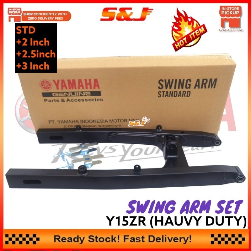 YAMAHA Y15 Y15ZR Y16 SWING ARM SET STANDRAD HAUVY DUTY TEMBAK PANJANG ...