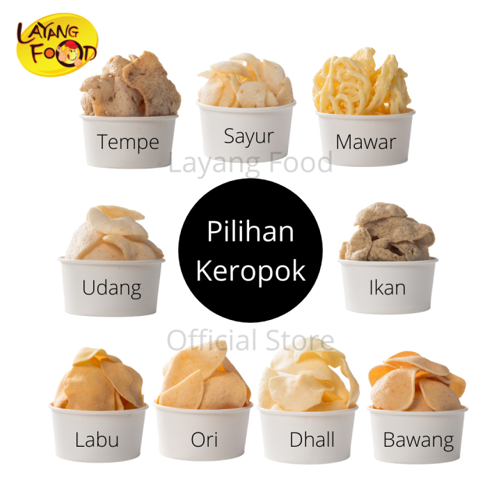 150g FAMOUS LAYANG Fish/ Prawn/ Fishball/ Dhal/Belinjau/ Pumpkin ...