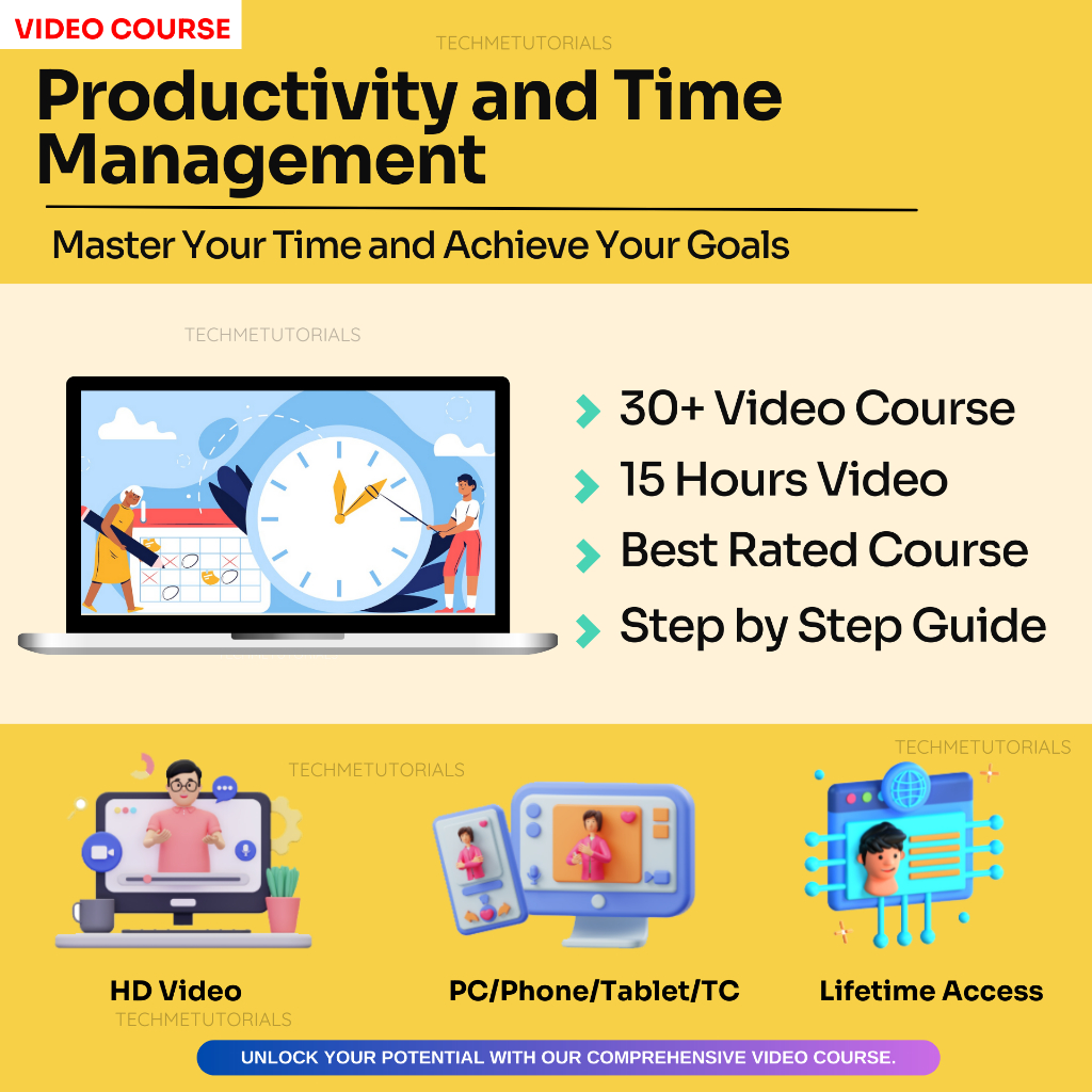 Productivity and Time Management: Unlock Your Full Potential and Boost ...