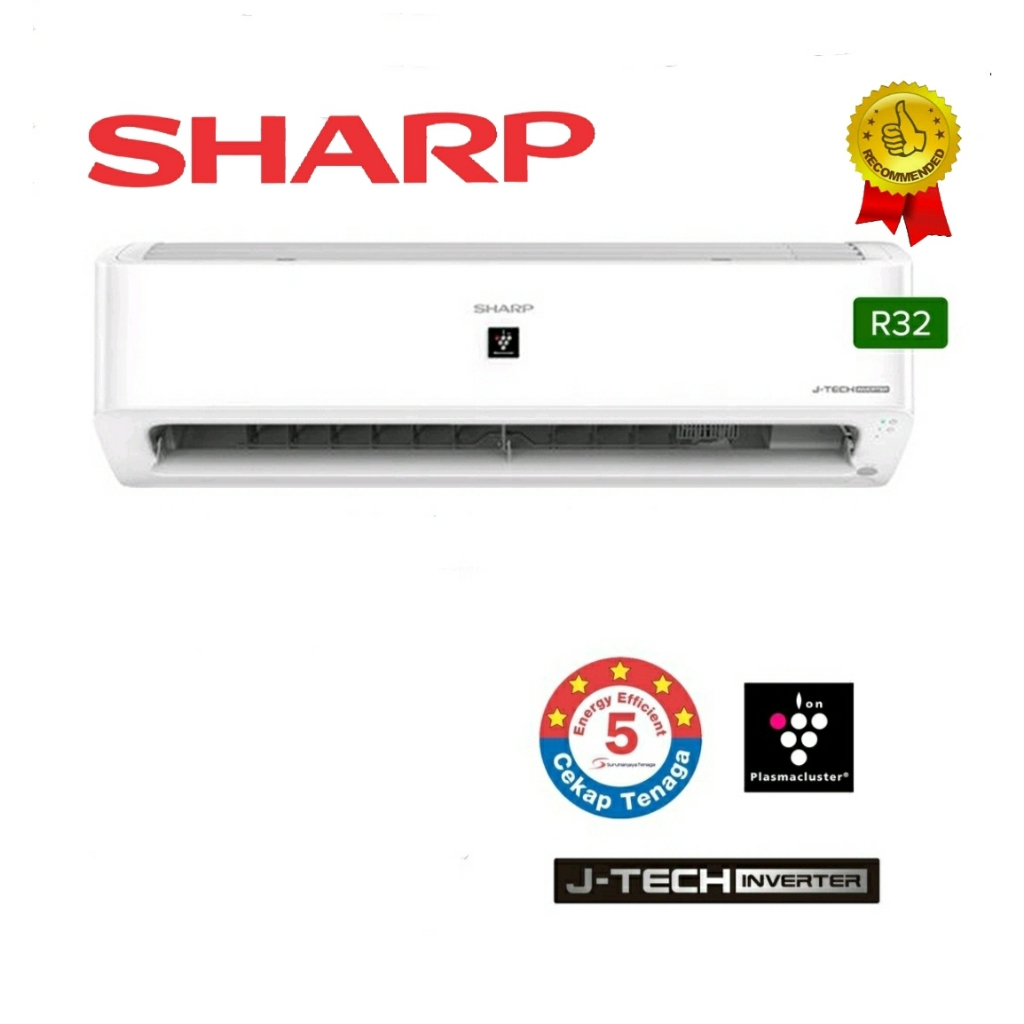 Sharp R32 Inverter Plasmacluster 1.0HP Air conditioner AHXP10YMD ...