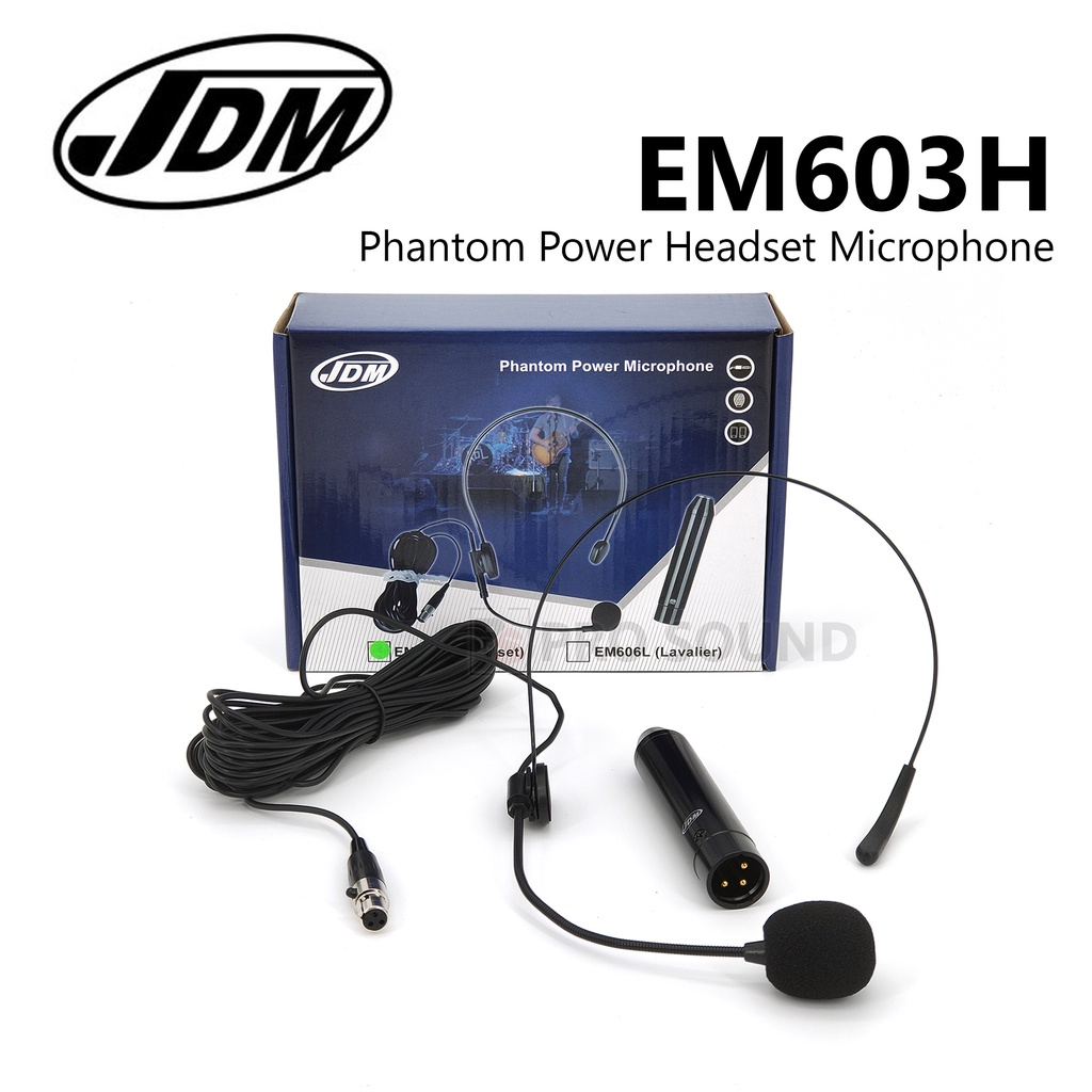[SHIP OUT EVERYDAY] JDM EM603H Mic Imam Headset Microphone With Phantom ...