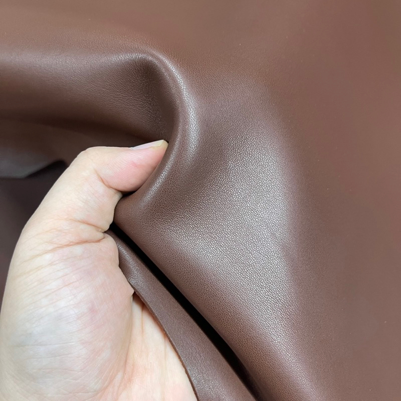 GOATSKIN 1.2-1.3mm Soft Dark Brown Leather LG10 | Shopee Malaysia