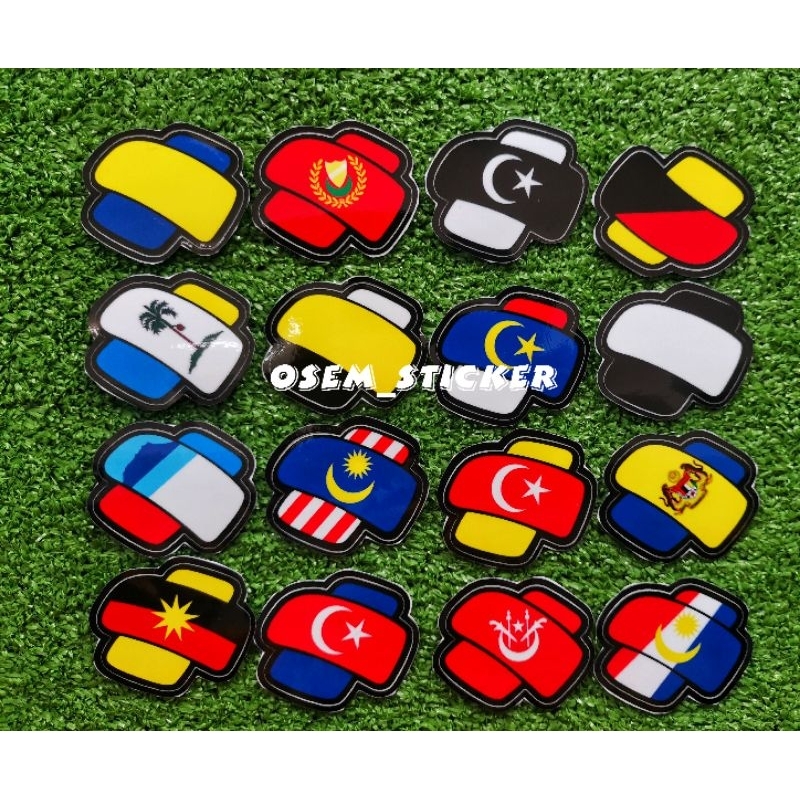 STICKER TUTUP CALAR MALAYSIA / NEGERI | Shopee Malaysia