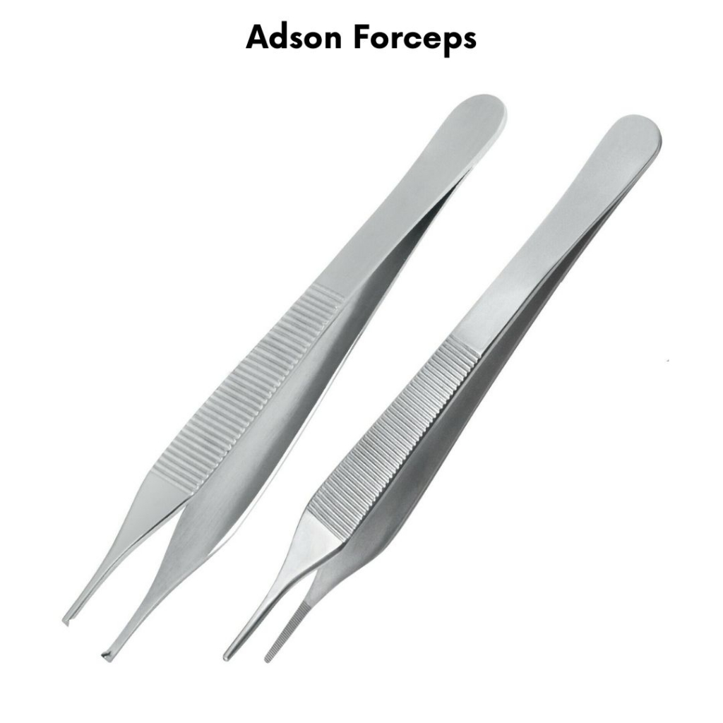 12cm Adson Tissue Forceps Toothed | Non-Toothed Stainless Steel ...