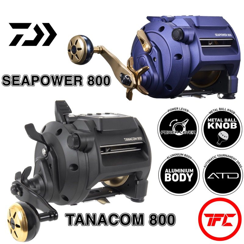2023 DAIWA TANACOM / DAIWA SEAPOWER 800 1000 1200 Electric Reel Made in ...