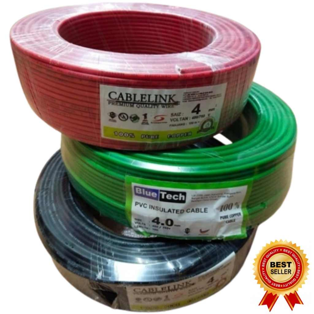DIY.Tools PER METER SIRIM CABLE LINK 4MM WAYAR CABLE MAIN SUIS DB BOX ...