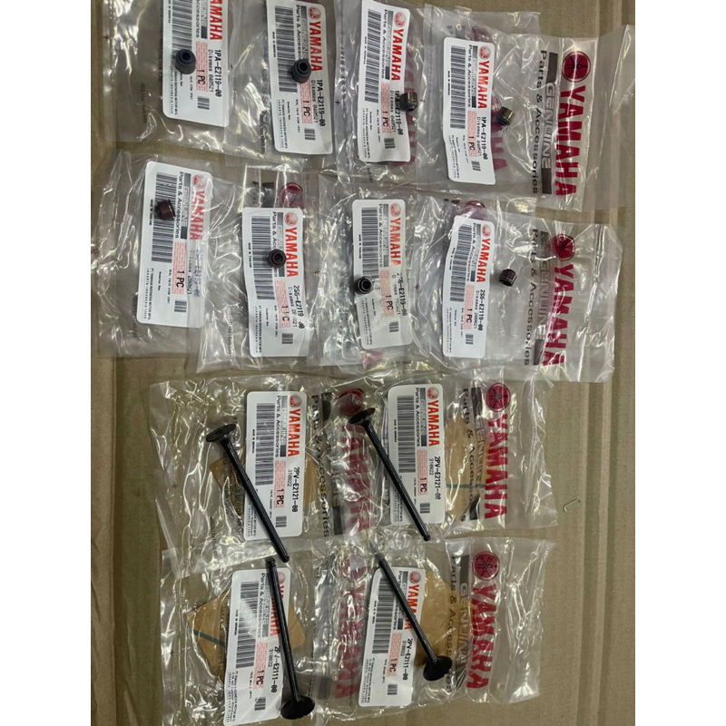 100% original HLY LC135 V1-V8 / Y15ZR / FZ150 Valve Intake Exhaust Set ...