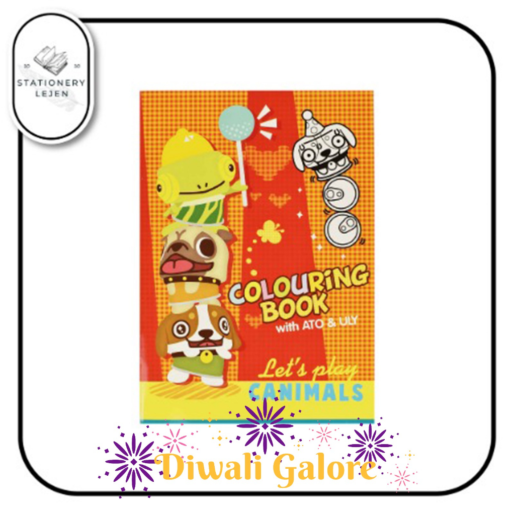 Canimals Colouring Book - Ato Uly | Shopee Malaysia