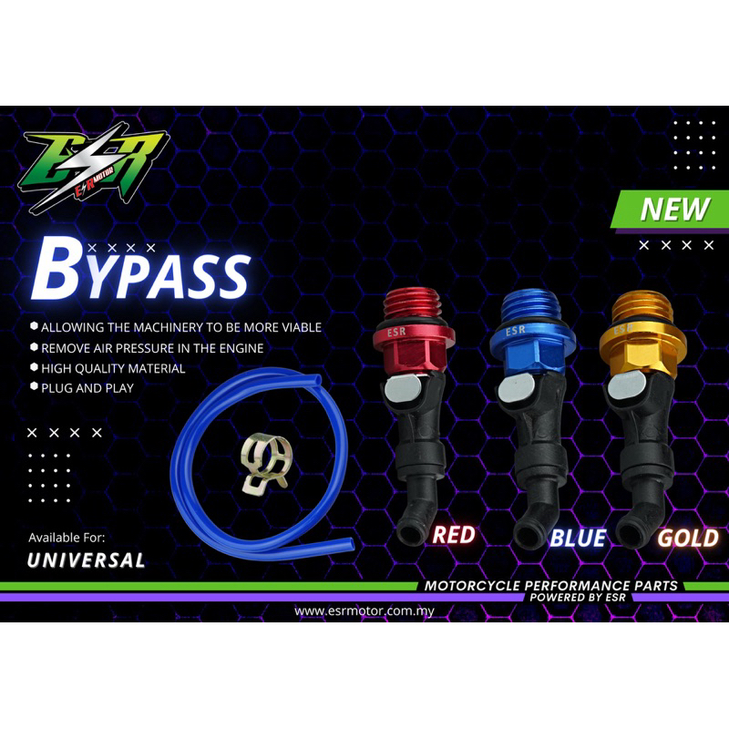 ESR MOTOR BYPASS HOSE UNIVERSAL | Shopee Malaysia