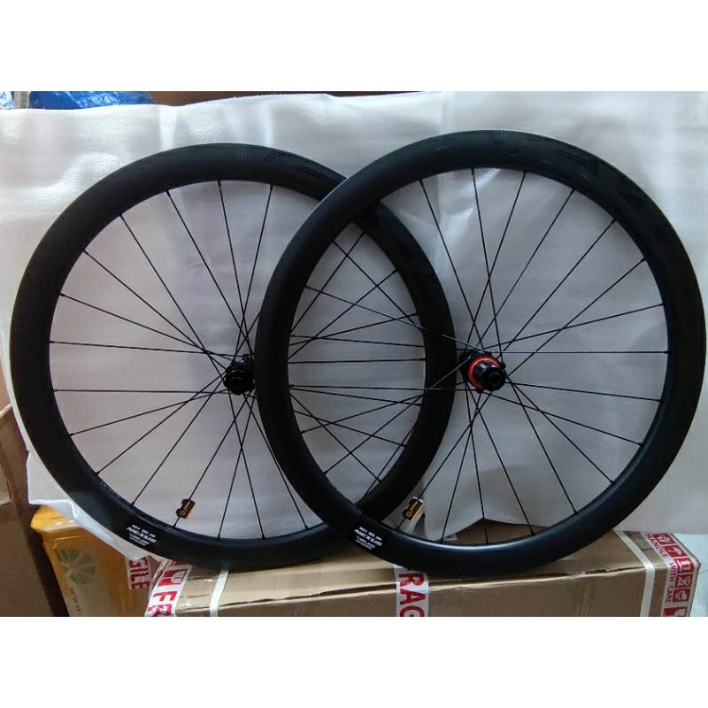 NEXUS 45mm Full Carbon Clincher Road Wheelset Ceramic Bearing Tubeless Ready Disc And Rim Brake Shopee Malaysia