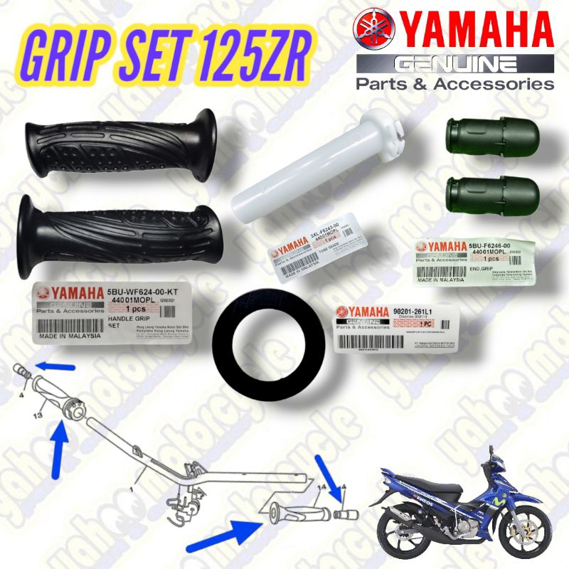 💯 ORIGINAL THROTTLE GRIP YAMAHA 125Z 125ZR | Shopee Malaysia