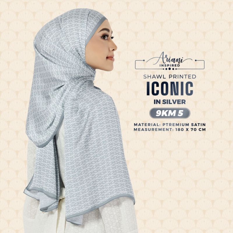 🔥 Ready Stock 🔥 Iconic Printed Shawl / Sq Collection 9km 9an | Shopee ...