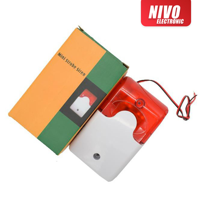 DC12V MINI STROBE LIGHT WITH SIREN | Shopee Malaysia