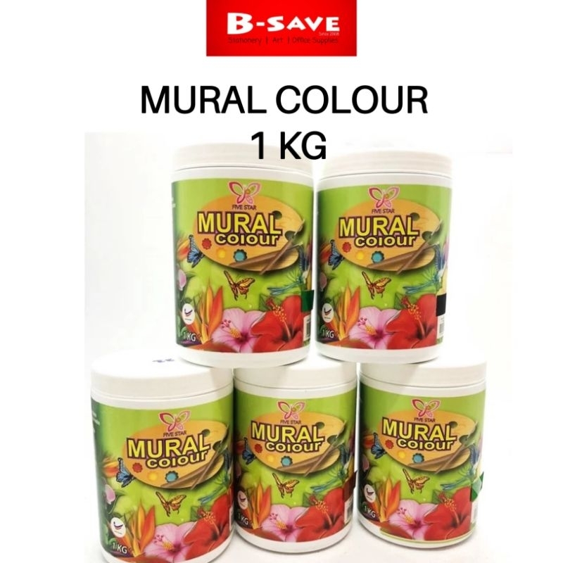 Mural Colour 1kg (Replacement Pelaka Colour ) Cat Dinding / Wall ...