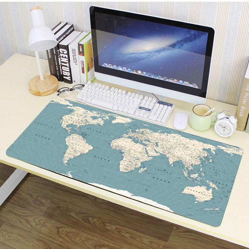 🔥READY STOCK🔥Super Large Anti Slip World Map Large Mouse Pad | Shopee ...