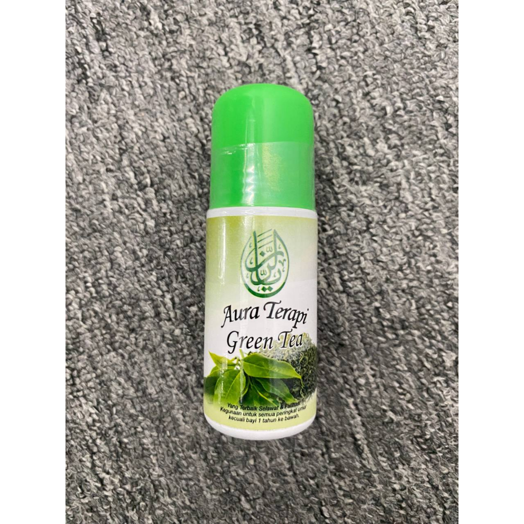 10 BOTOL AURA TERAPI GREEN TEA AURA LOGO HIJAU GREEN TEA AURA HIJAU ...