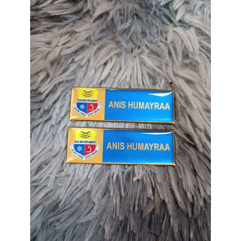 NAME TAG SEKOLAH BIRU/SEKOLAH MENENGAH/SEKOLAH RENDAH/KOLEJ/POLITEKNIK ...