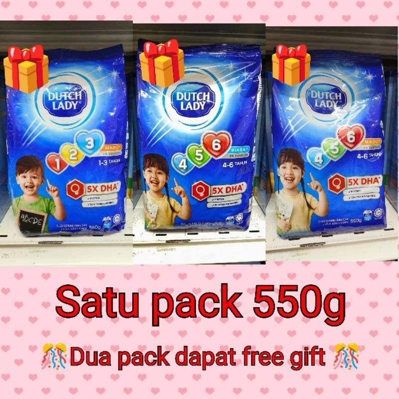Dutch Lady 123/456 Biasa/Madu (550g) | Shopee Malaysia