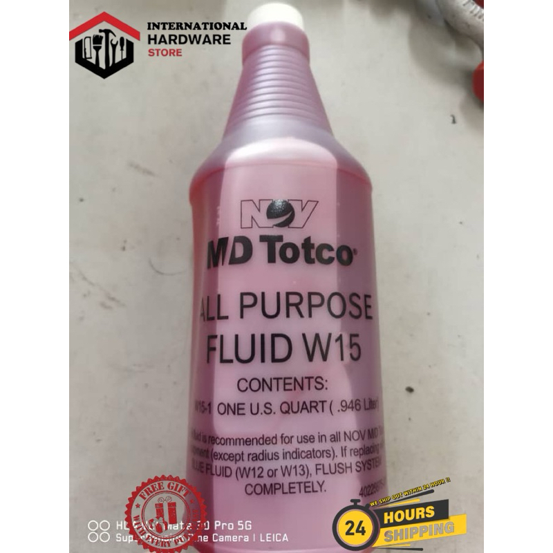 MD TOTCO ALL PURPOSE FLUID W15 SIZE 0.9 LTR | Shopee Malaysia