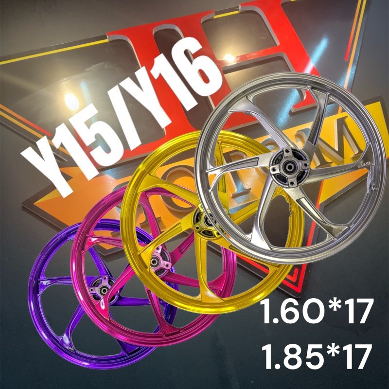 HL 6L ENKEI RIM Y15 1.6/1.85 Y16ZR Y15ZR 6 BATANG 125ZR CANDY COLOR PNP SIAP BEARING DISC 245mm ...