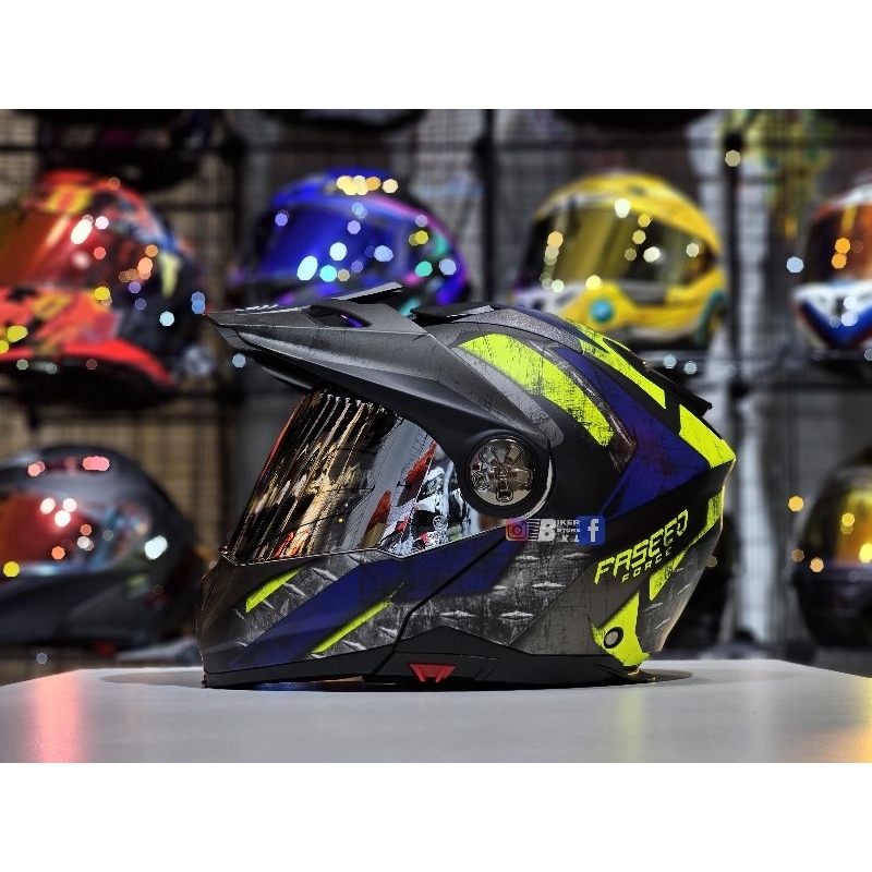 Original Faseed F-909 Adventure Modular/Flip UP Helmet | Shopee Malaysia