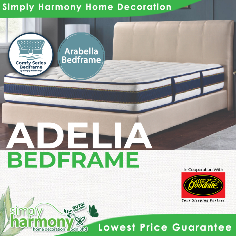 SHSB Goodnite Adelia Bedframe / Divan + Headboard / Goodnite / Bedframe ...