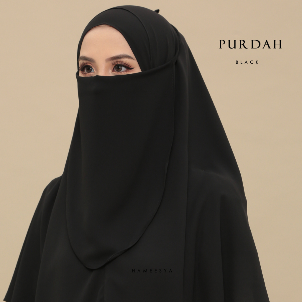 Purdah Sahaja Purdah Chiffon matching with Bshawl & Aisyaa Purdah Dua ...