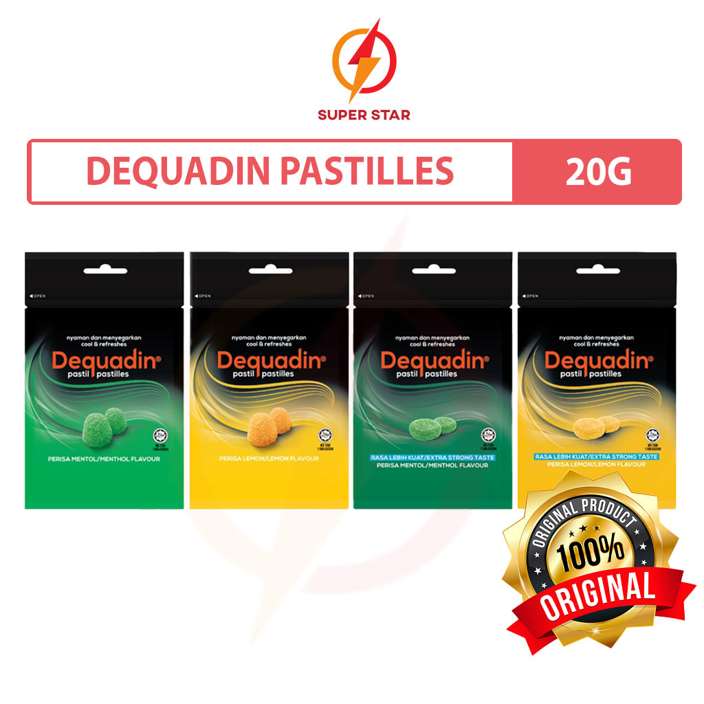 Dequadin Pastilles Assorted Flavours 20g (Bag) | Shopee Malaysia