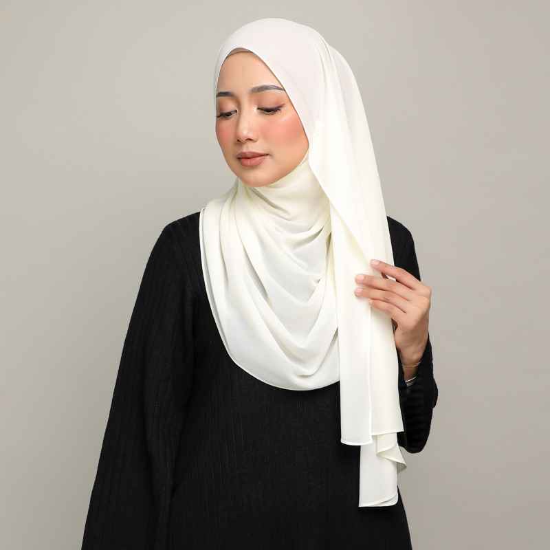 Rosevelt Naela Georgette Chiffon Shawl (2 Meter) | Shopee Malaysia