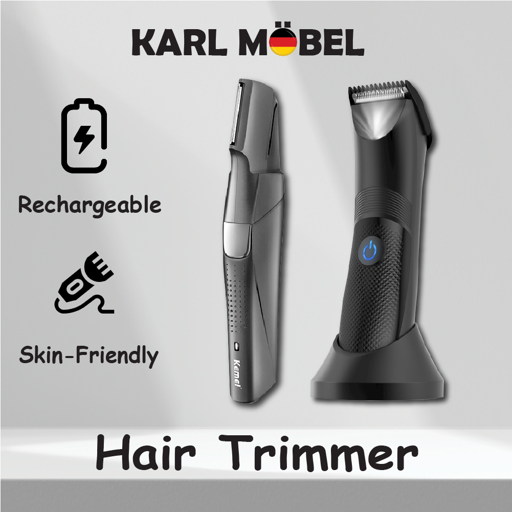 Hair Trimmer Waterproof body Groin pubic Electric Hair clipper for man ...