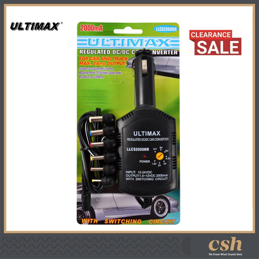 ULTIMAX CC200NR Car Converter DC (CLEARANCE OFFER) | Shopee Malaysia
