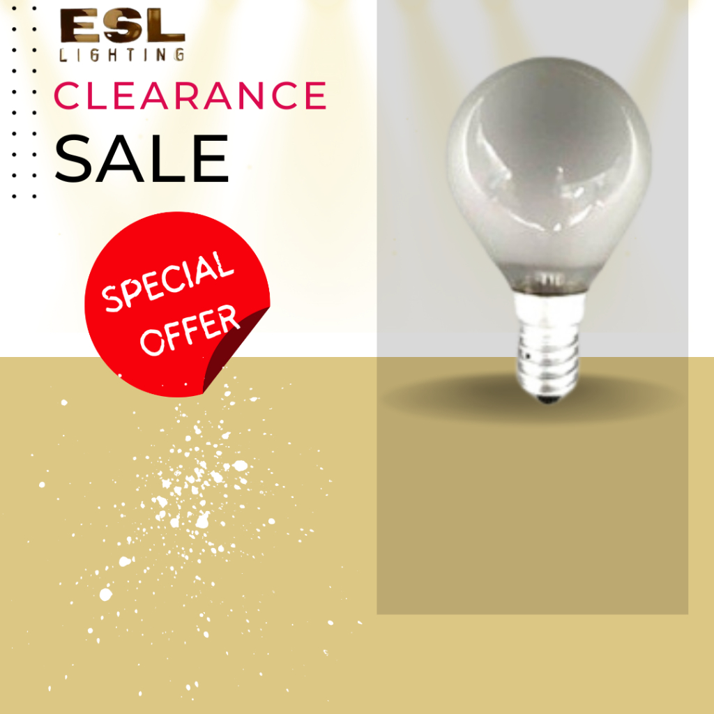 ESL Lighting / Lights / Ceiling Lights / Bulb E14 40W Frosted Warm ...