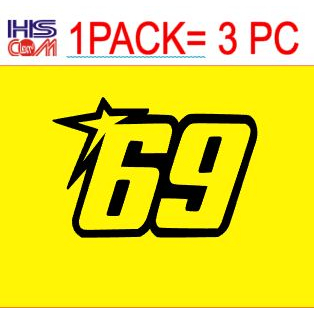 20230722-1226 NUMBER 69 Body Sticker / Stripe / STIKER Stickers, Logos ...