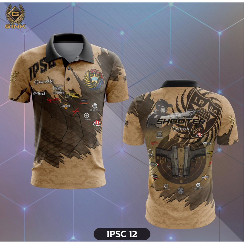 {IPSC 12-15 } SHOOTING X-CLUSIVE JERSEY ( ORIGINAL BY GINK 🇲🇾 ...