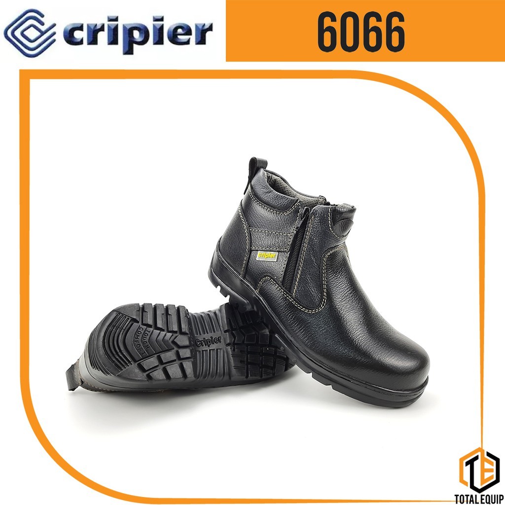 CRIPIER 6066 SAFETY SHOES DOUBLE ZIP MID CUT SIRIM DOSH | Shopee Malaysia
