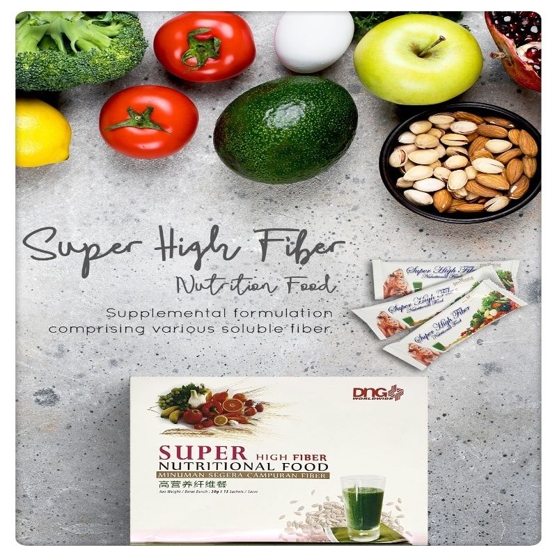 DNG Super High Fiber Nutritional Food (30g x 15s) | Shopee Malaysia