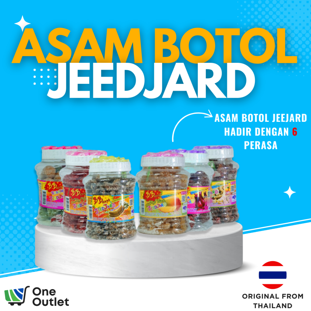 Asam Botol Jeedjard Asam Manis Thai Asam Celagi Asam Mangga | Shopee ...