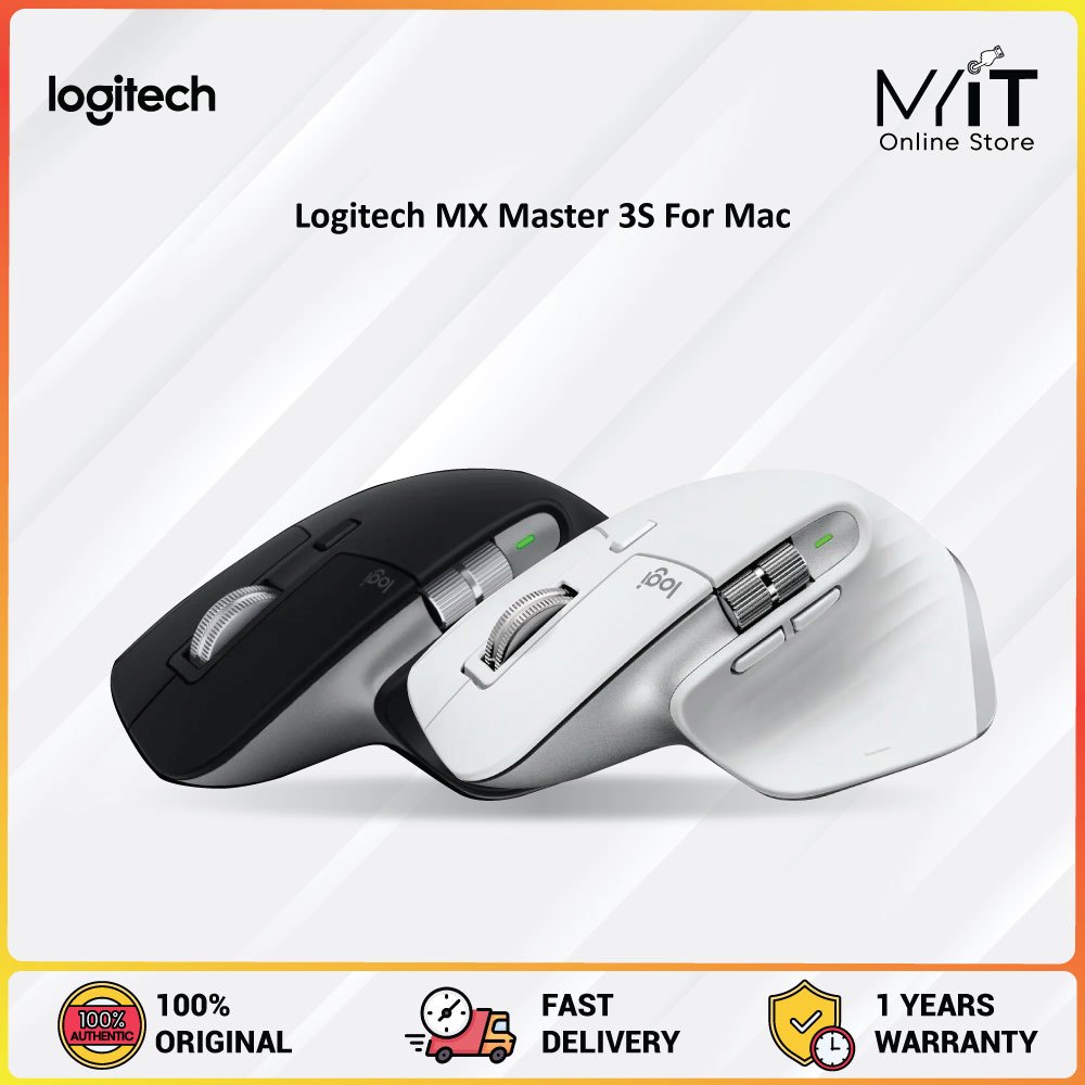 Logitech MX Master 3s For MAC - Wireless Performance Mouse with ...