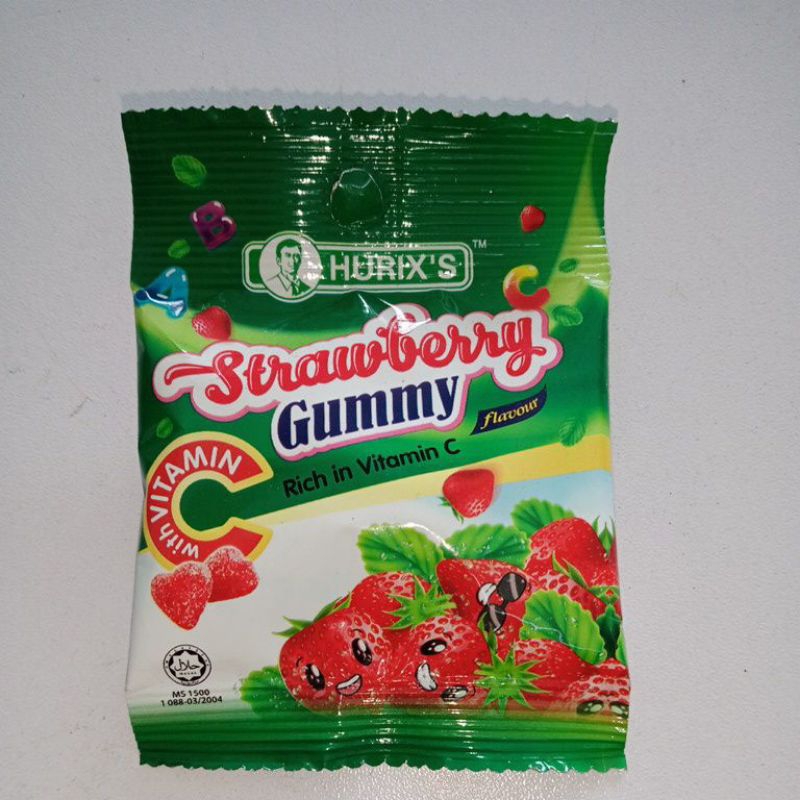 HURIX 'S STRAWBERRY GUMMY 10 G | Shopee Malaysia
