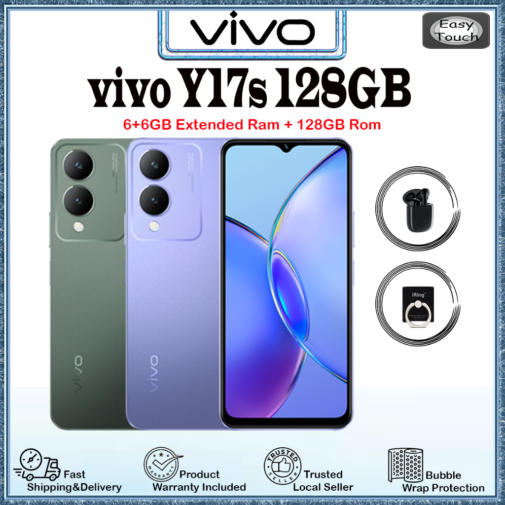 vivo Y17s SmartPhone | 6GB RAM + 128GB ROM | 100% Original vivo Malaysia Product | One Year ...