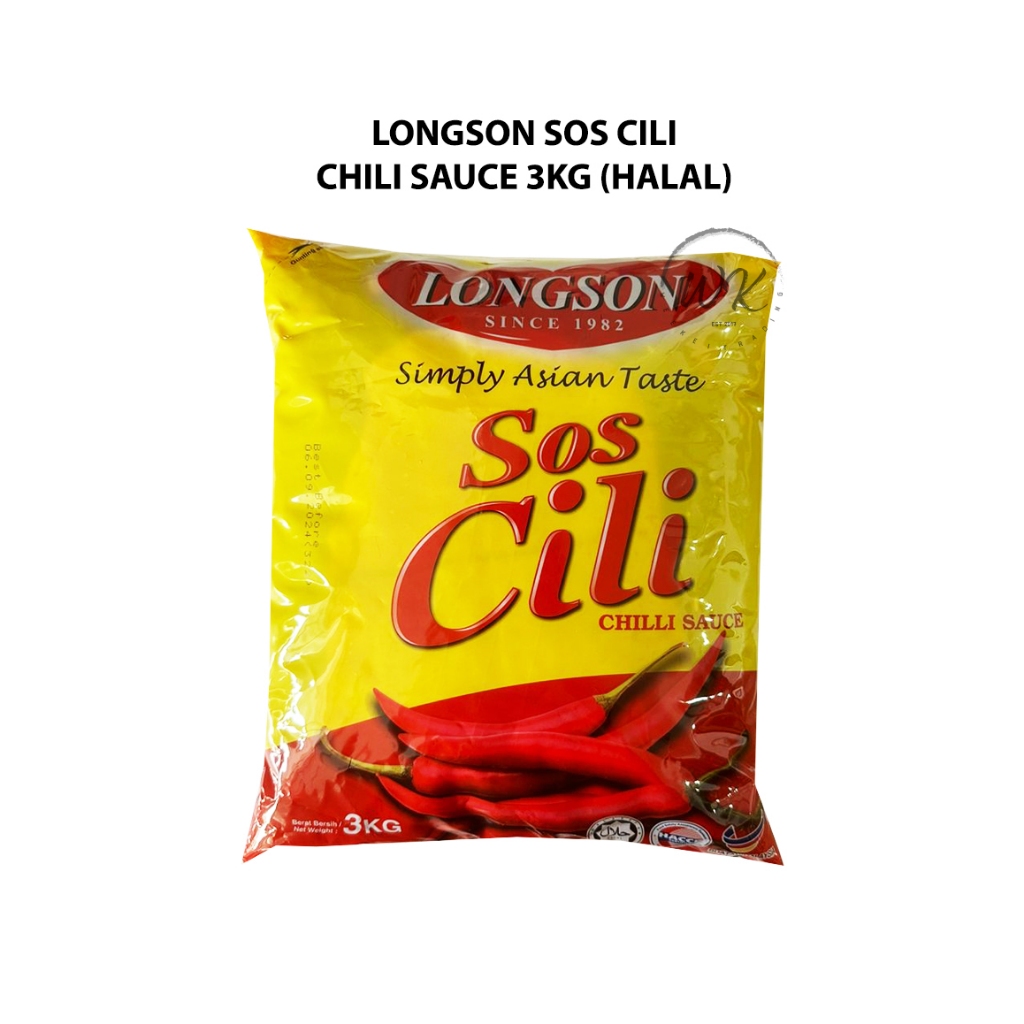 Longson Sos Cili / Chili Sauce HALAL 3KG | Shopee Malaysia