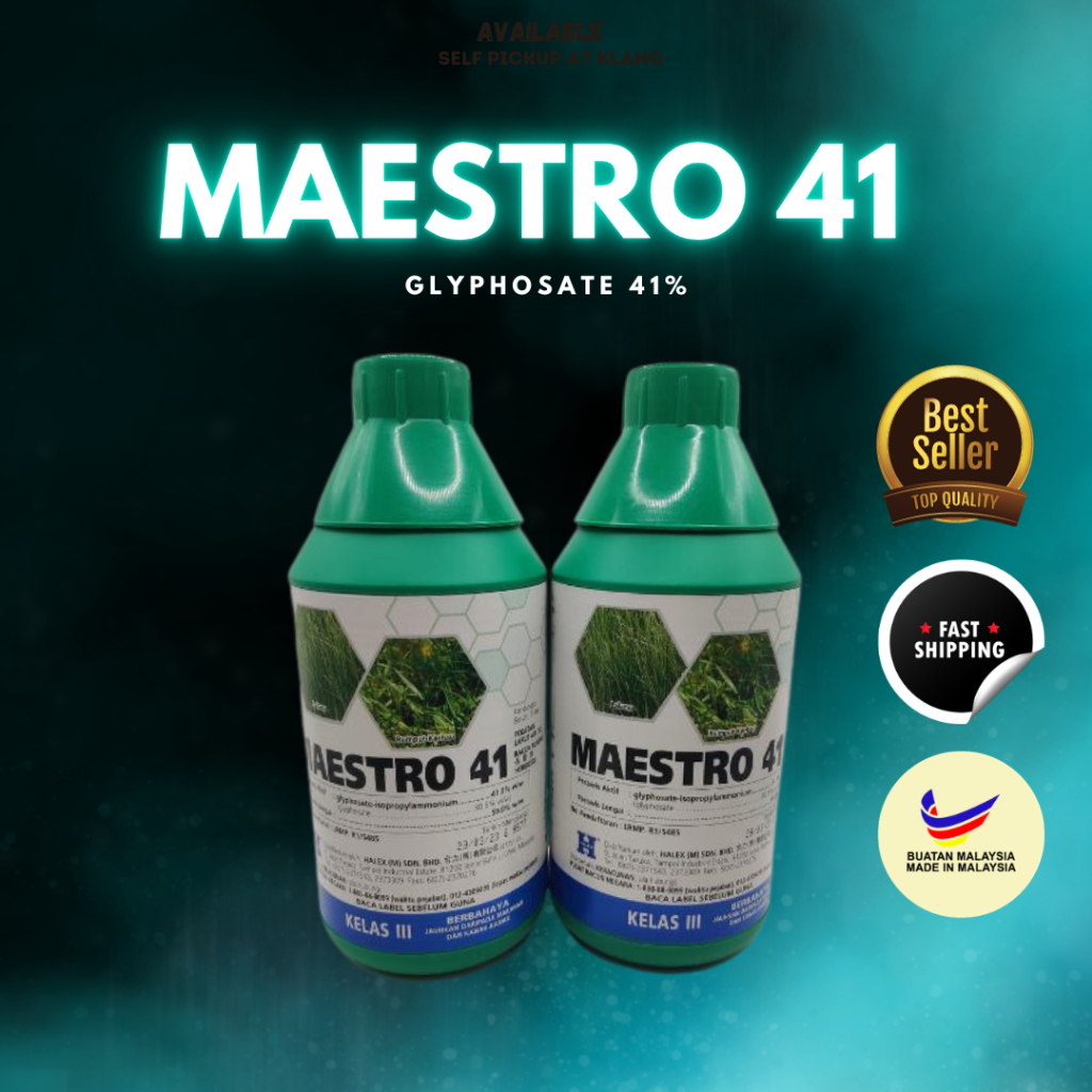 HALEX Maestro 41 1L racun rumput lalang rumput liar weed killer padi ...