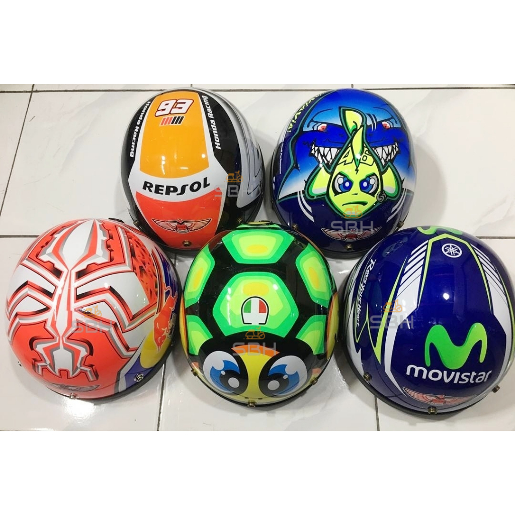 MHR HELMET 1/2 ##HELMET MHR III STENG CORAK (TURTLE / YAMAHA 46 ...