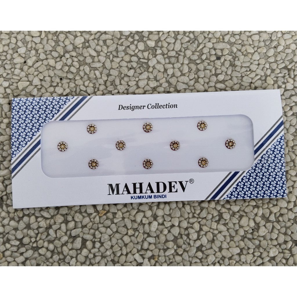 Fancy White Stone Design Indian Sticker Pottu Forehead Bindi Potu Wear ...