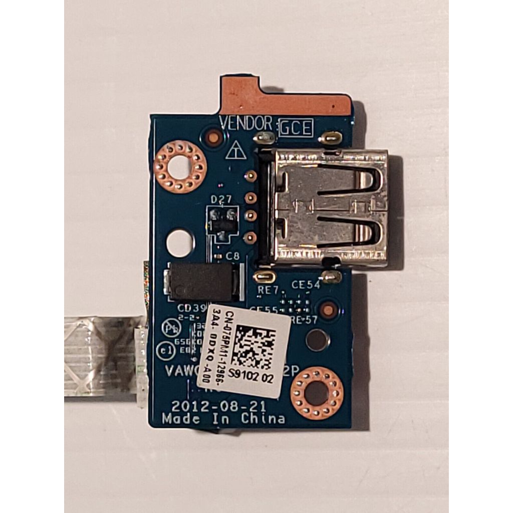 Dell Inspiron 15R 3521 3537 5537 Laptop USB Port Board with free Cable ...
