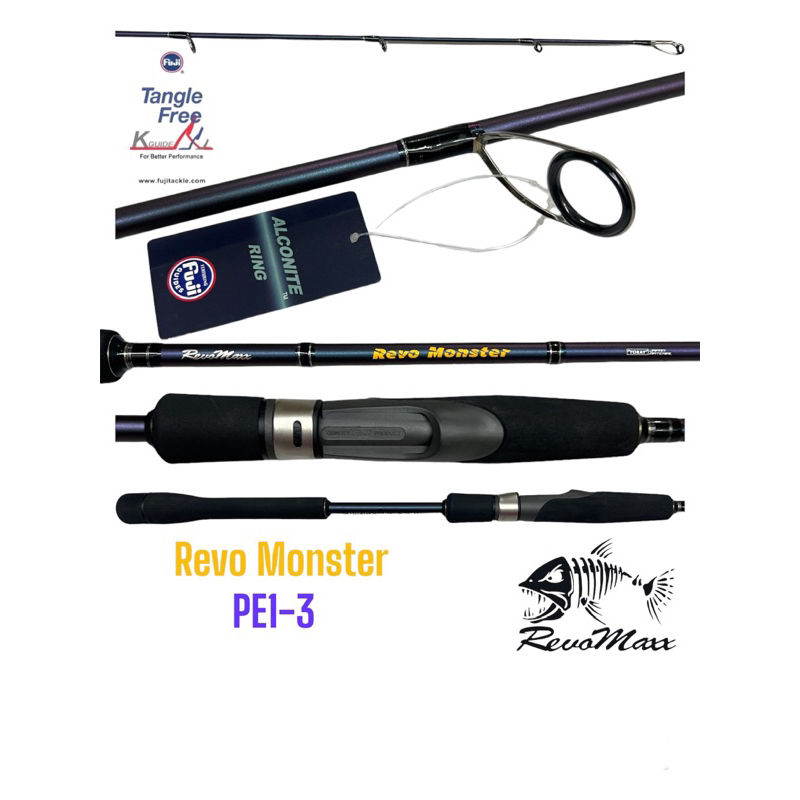 RevoMaxx REVO MONSTER PE1-3 FISHING ROD | Shopee Malaysia