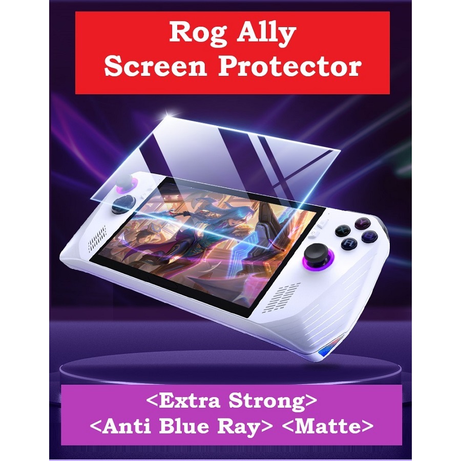 Rog Ally Rog Ally X Tempered Glass Screen Protector 9H Anti Blue Ray ...