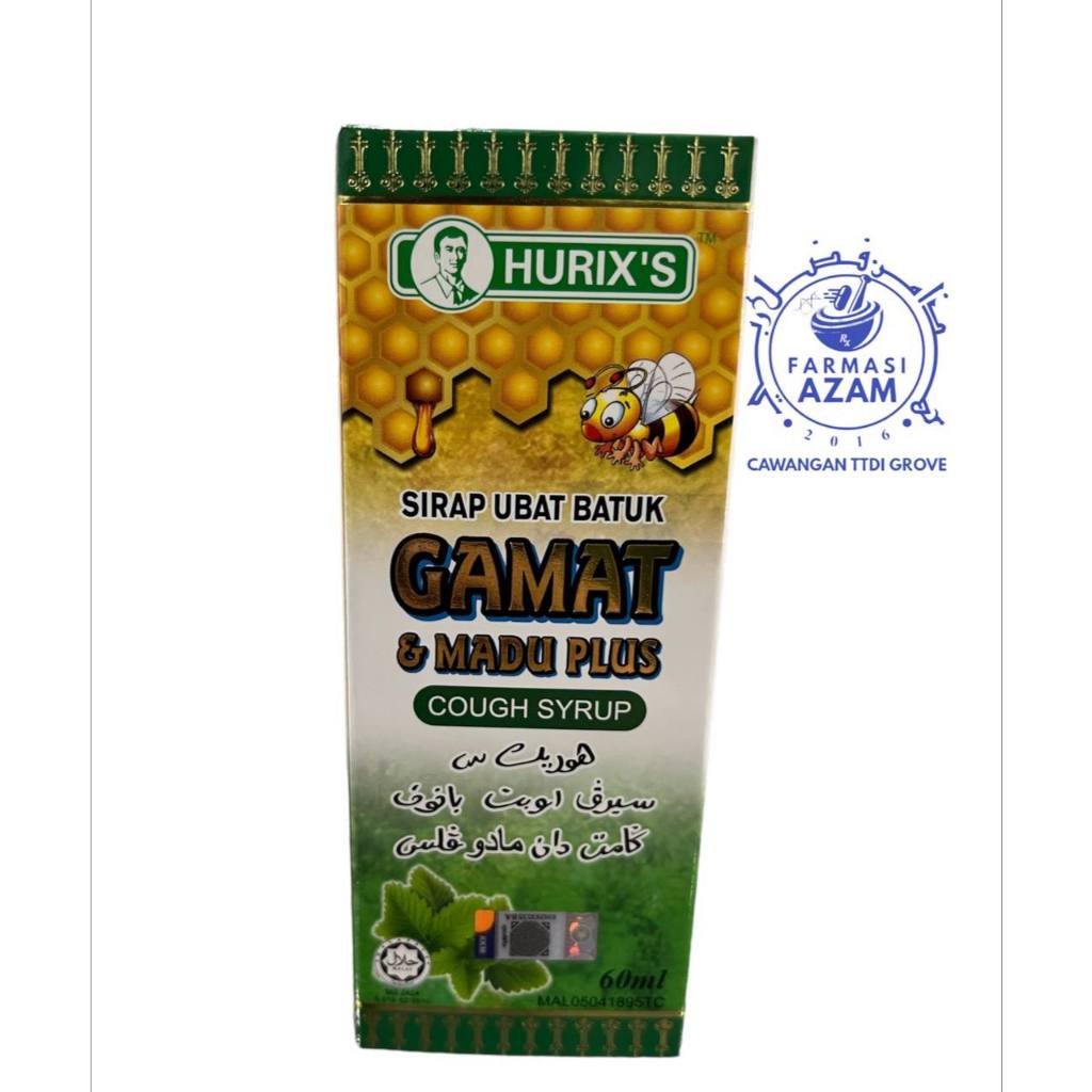 HURIX'S GAMAT MADU PLUS COUGH SYRUP 60 ml | Shopee Malaysia