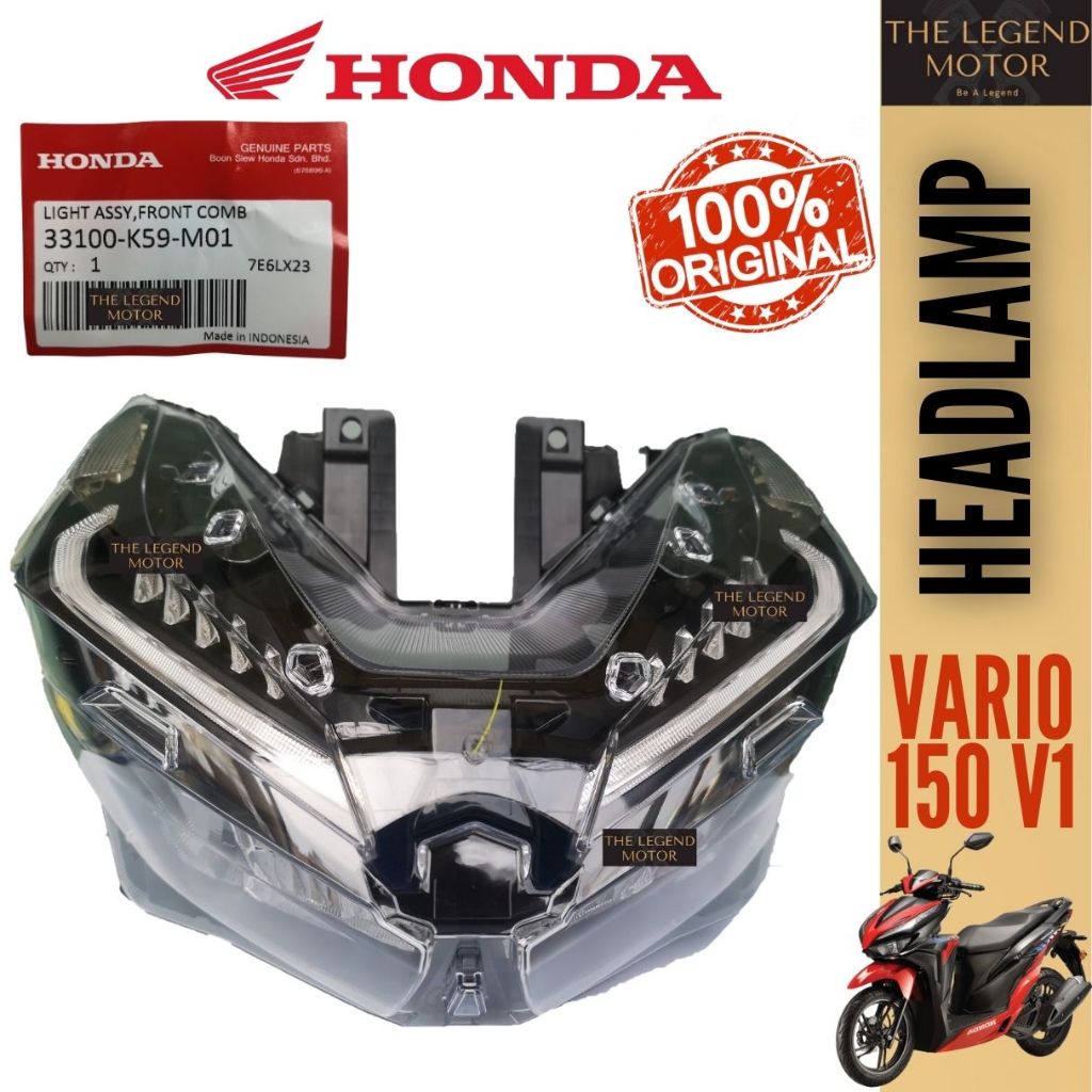 VARIO 150 V1 VARIO150 Headlamp Lampu Depan Head Lamp Front Light Led ...