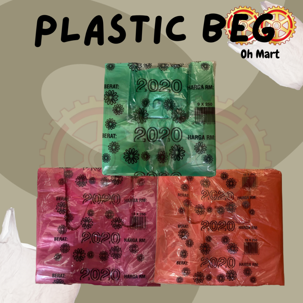 PLASTIC BEG 2020 9X250 / 12X250 / 15X250 | Shopee Malaysia
